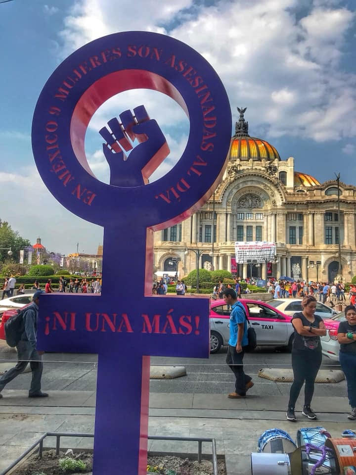 Anti-Monument Calling to End Femicides in Mexico - Voices in Movement